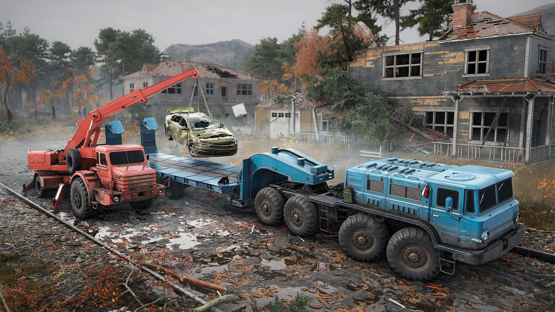 We got our hands dirty in Roadcraft, a new heavy machinery sim from the studio behind Mudrunner ...